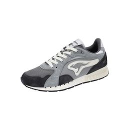 Kangaroos Leder-Sneakers "Coil R3" in Grau - 64% | Gr&ouml;&szlig;e 36 | Damen-sneakers