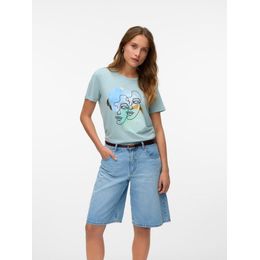 V&eacute;ro Moda Vero Moda Shirt in T&uuml;rkis - 75% | Gr&ouml;&szlig;e XS | Damen-tops