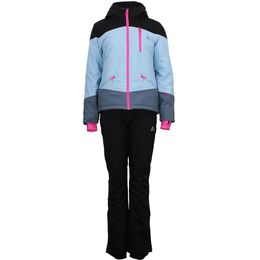 Peak Mountain 2tlg. Ski-/ Snowboardoutfit "Acorse" in Blau/ Schwarz - 69% | Gr&ouml;&szlig;e M | Damen-outdoorjacken
