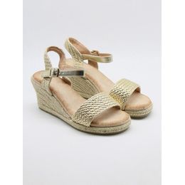 Bellucci Keil-Sandaletten in Beige - 61% | Gr&ouml;&szlig;e 40 | Damen-sandalen