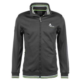 Peak Mountain Fleecejacke "Creen" in Anthrazit - 65% | Gr&ouml;&szlig;e L | Herren-pullover-sport