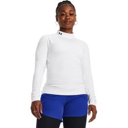 Under Armour Funktionslongsleeve "HeatGear Authentics" in Wei&szlig; - 49% | Gr&ouml;&szlig;e L | Damen-outdoor-tops-shirts