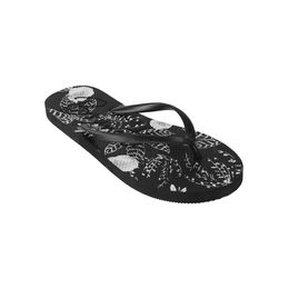 Brunotti Zehentrenner "Gaia" in Schwarz/ Wei&szlig; - 53% | Gr&ouml;&szlig;e 38 | Damen-sandalen
