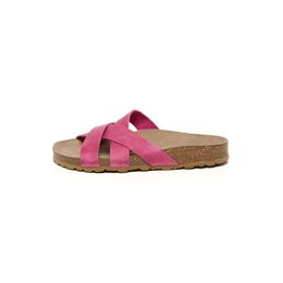billowy Leder-Pantoletten in Pink - 54% | Gr&ouml;&szlig;e 41 | Damen-pantoletten