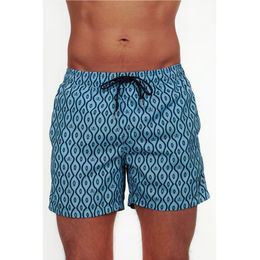 The Time of Bocha Badeshorts in Blau - 72% | Gr&ouml;&szlig;e S | Herren-bademode-sport