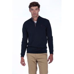 The Time of Bocha Pullover in Dunkelblau - 70% | Gr&ouml;&szlig;e L | Herren-plussize