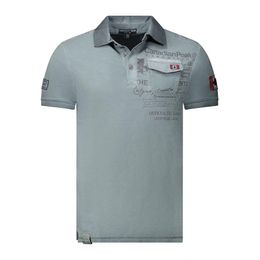 Canadian Peak Poloshirt "Keoneak" in Grau - 69% | Gr&ouml;&szlig;e XL | Herren-plussize