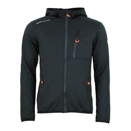 Peak Mountain Fleecejacke "Campo" in Schwarz - 64% | Gr&ouml;&szlig;e L | Herren-pullover-sport