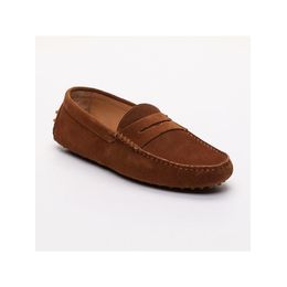 CHARLES & SMITH Leder-Mokassins "Cole" in Hellbraun - 53% | Gr&ouml;&szlig;e 43 | Herren-schuhe-halbschuhe