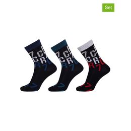 CR7 3er-Set: Socken in Schwarz - 42% | Gr&ouml;&szlig;e 35-39 | Kinder-socken-strumpfhosen