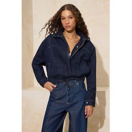 Trendyol Jeansjacke in Dunkelblau - 71% | Gr&ouml;&szlig;e XS | Damenjacken