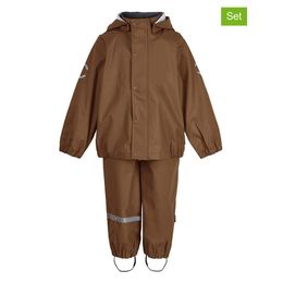 Mikk-line 2tlg. Regenoutfit in Braun - 43% | Gr&ouml;&szlig;e 110 | Kinder-outdoor-jacken