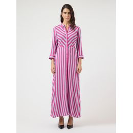 Y.A.S YAS Kleid in Pink/ Hellblau - 55% | Gr&ouml;&szlig;e XS | Damen-kleider