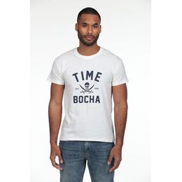The Time of Bocha Shirt in Wei&szlig; - 75% | Gr&ouml;&szlig;e XL | Herren-plussize