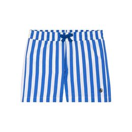 Petit Bateau Badeshorts in Blau/ Wei&szlig; - 38% | Gr&ouml;&szlig;e 128 | Kinder-bademode