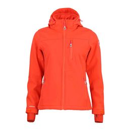 Peak Mountain Softshelljacke "Aclaude" in Orange - 65% | Gr&ouml;&szlig;e L | Damen-outdoorjacken