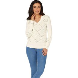 WITT WEIDEN Pullover in Creme - 60% | Gr&ouml;&szlig;e 48 | Damen-pullover-cardigans