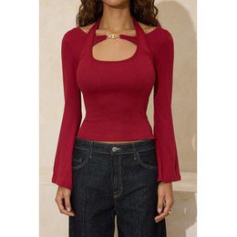 Trendyol Bluse in Bordeaux - 70% | Gr&ouml;&szlig;e M | Damen-blusen