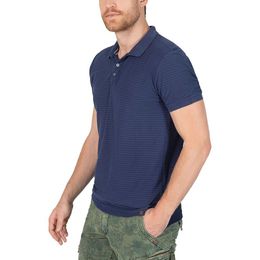Timezone Poloshirt in Blau - 57% | Gr&ouml;&szlig;e L | Herren-plussize