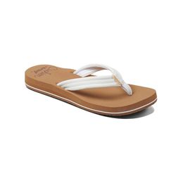 Reef Zehentrenner "Cushion Breeze" in Wei&szlig;/ Beige - 22% | Gr&ouml;&szlig;e 40 | Damen-sandalen