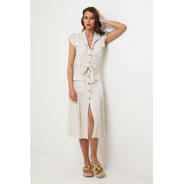 Lin Passion Leinen-Kleid in Creme - 79% | Gr&ouml;&szlig;e 34/36 | Damen-kleider