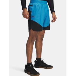 Under Armour Funktionsshorts "Vanish Elite" in Blau/ Schwarz - 58% | Gr&ouml;&szlig;e M | Herren-outdoorhosen