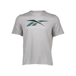 Reebok Trainingsshirt ''TS AC Graphic Tee'' in Hellgrau - 62% | Gr&ouml;&szlig;e L | Herren-sportshirts