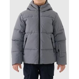 4F Ski-/ Snowboardjacke in Grau - 60% | Gr&ouml;&szlig;e 134 | Kinder-outdoor-jacken