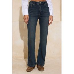 Trendyol Jeans - Flare fit - in Blau - 70% | Gr&ouml;&szlig;e 34 | Damenjeans