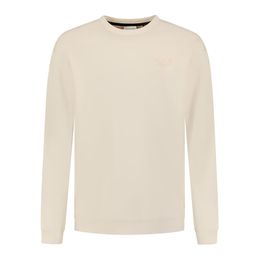 NO EXCESS Sweatshirt in Beige - 67% | Gr&ouml;&szlig;e XL | Herren-plussize
