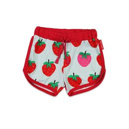 Toby tiger Shorts "Strawberry" in Wei&szlig;/ Rot - 40% | Gr&ouml;&szlig;e 92 | Kinderhosen