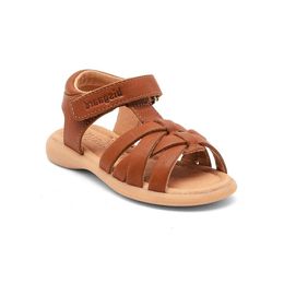 bisgaard Leder-Sandalen "Simone" in Hellbraun - 51% | Gr&ouml;&szlig;e 34 | Kindersandalen