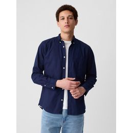 GAP Hemd - Slim fit - in Dunkelblau - 54% | Gr&ouml;&szlig;e XL | Herren-plussize