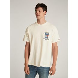 Tommy Jeans Shirt in Creme - 57% | Gr&ouml;&szlig;e L | Herren-plussize
