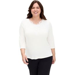 WITT WEIDEN Longsleeve in Wei&szlig; - 62% | Gr&ouml;&szlig;e 44 | Damen-tops