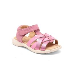bisgaard Leder-Sandalen "Simone" in Rosa - 54% | Gr&ouml;&szlig;e 27 | Kindersandalen