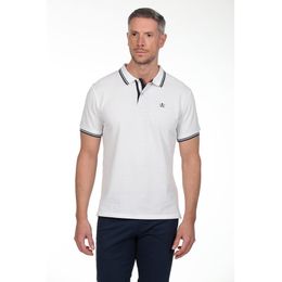 The Time of Bocha Poloshirt in Wei&szlig; - 74% | Gr&ouml;&szlig;e M | Herren-plussize