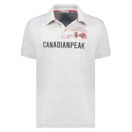 Canadian Peak Poloshirt "Kasoneak" in Grau - 71% | Gr&ouml;&szlig;e M | Herren-plussize