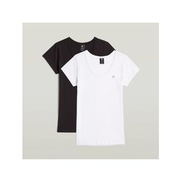 G-Star Raw G-Star 2er-Set: Shirts in Wei&szlig;/ Schwarz - 27% | Gr&ouml;&szlig;e L | Damen-tops