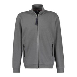 Lerros Sweatjacke in Grau - 52% | Gr&ouml;&szlig;e XL | Herren-plussize