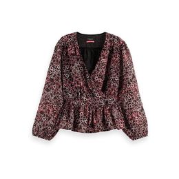 Scotch & Soda Scotch & Soda Bluse in Bordeaux - 72% | Gr&ouml;&szlig;e 42 | Damen-blusen