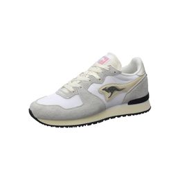 Kangaroos Leder-Sneakers "Aussie" in Grau - 64% | Gr&ouml;&szlig;e 44 | Damen-sneakers