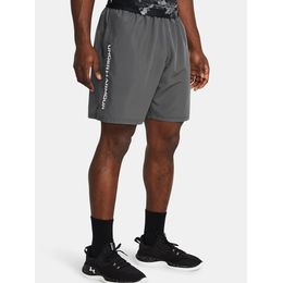 Under Armour Trainingsshorts "Woven" in Anthrazit - 39% | Gr&ouml;&szlig;e L | Herren-outdoorhosen