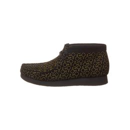 Clarks Leder-Schn&uuml;rschuhe "Wallabee Go" in Schwarz - 77% | Gr&ouml;&szlig;e 33,5 | Kinderschnuerschuhe