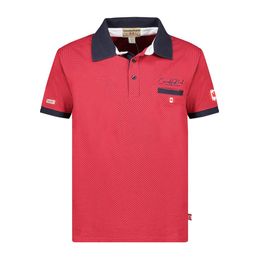 Canadian Peak Poloshirt "Kingdomeak" in Rot - 69% | Gr&ouml;&szlig;e L | Herren-plussize