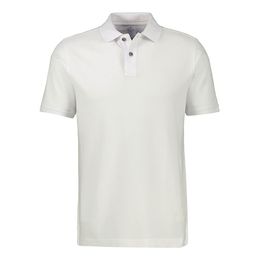 Lerros Poloshirt in Wei&szlig; - 46% | Gr&ouml;&szlig;e L | Herren-plussize