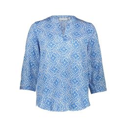Eterna Bluse in Blau/ Wei&szlig; - 81% | Gr&ouml;&szlig;e 42 | Damen-blusen
