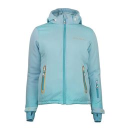 Peak Mountain Softshelljacke "Abraplus" in T&uuml;rkis - 65% | Gr&ouml;&szlig;e M | Damen-outdoorjacken