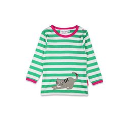 Toby tiger Longsleeve in Gr&uuml;n - 49% | Gr&ouml;&szlig;e 92 | Kinder-longsleeves