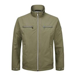 Milestone &Uuml;bergangsjacke "Brandon" in Khaki - 63% | Gr&ouml;&szlig;e 58 | Herren-plussize